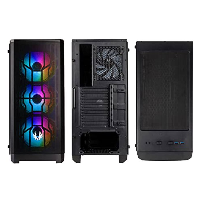 BitFenix Nova Mesh TG Black ARGB Edition Case - Specs, Compare Prices ...