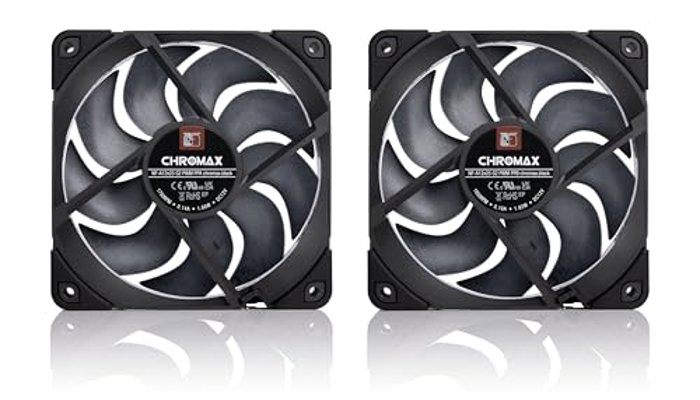 Noctua NF-A12x25 G2 PWM Sx2-PP chromax.black vs ASUS Prime MR120 ARGB ...