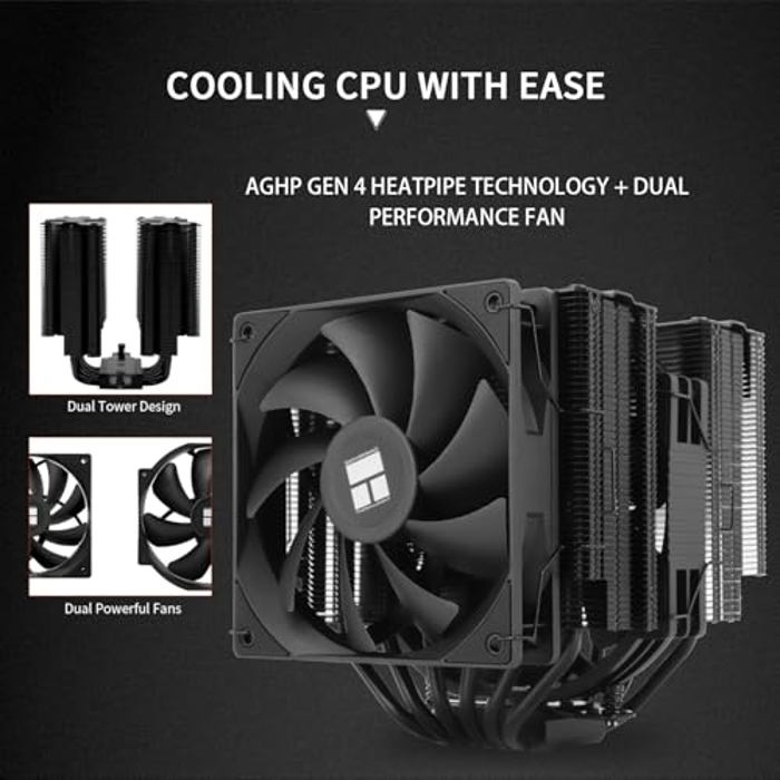 Thermalright Burst Assassin 120 vs Peerless Assassin 140 BLACK CPU ...