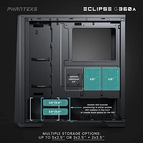 Phanteks Eclipse G360A Case - Specs, Compare Prices | Pangoly