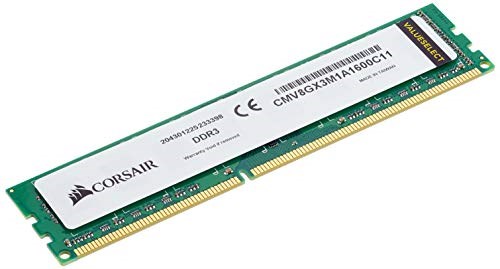 Corsair ValueSelect 8 GB DDR3 1600MHz vs ValueSelect 8GB (2x4GB) DDR3 ...