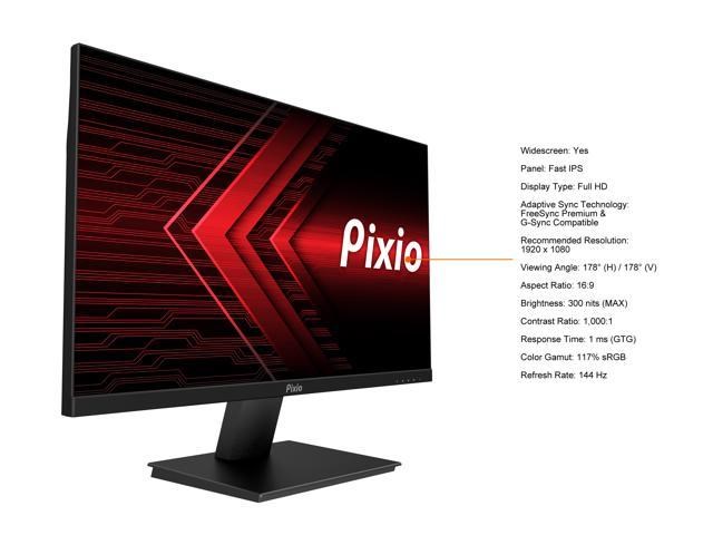 Pixio PX257 Prime Monitor - Specs, Compare Prices | Pangoly