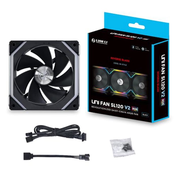 Lian Li UNI FAN SL V2 120 Reverse Blade vs UNI FAN TL Case Fan ...