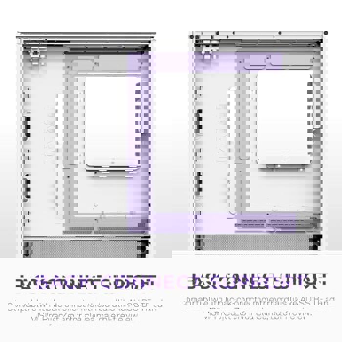 HYTE Y70 Touch Infinite Panda vs NZXT H3 Flow White Case Comparison ...