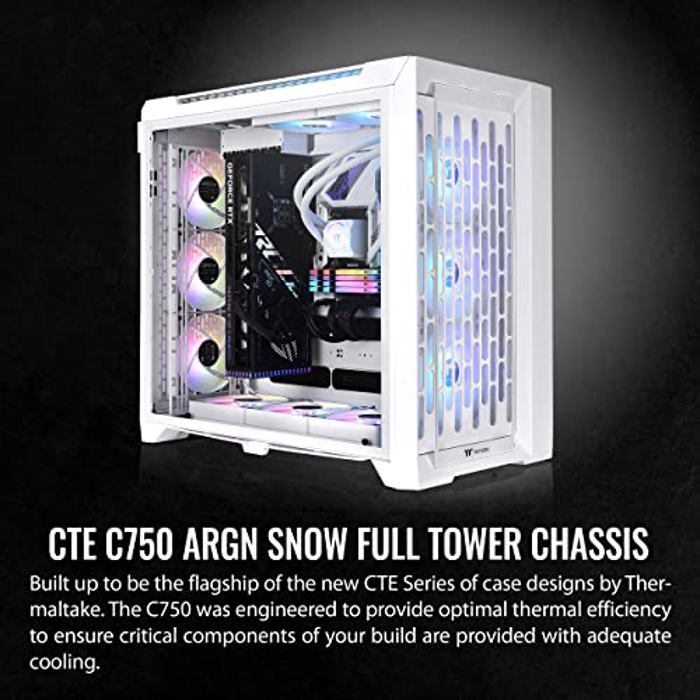 Thermaltake CTE C750 TG ARGB Snow Case - Specs, Compare Prices | Pangoly