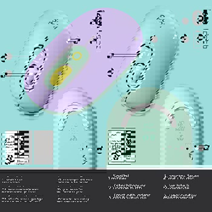 Logitech POP Mouse Daydream Mint vs Wireless Anywhere Mouse MX Mouse ...