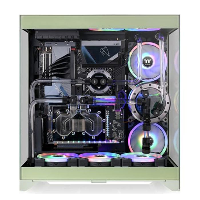 Last completed PC builds with Thermaltake CTE E550 TG Matcha Green ...