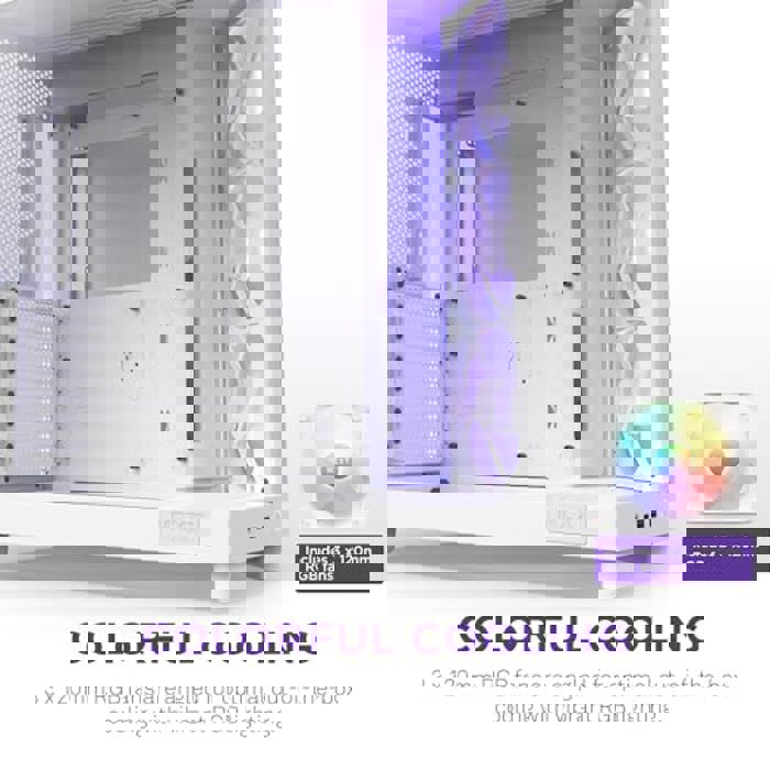 NZXT H6 Flow RGB White Case - Specs, Compare Prices | Pangoly