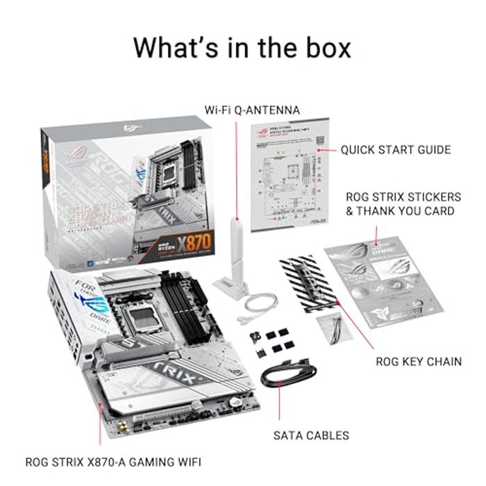 Compatible processors with ASUS ROG Strix X870-A Gaming WiFi | Pangoly