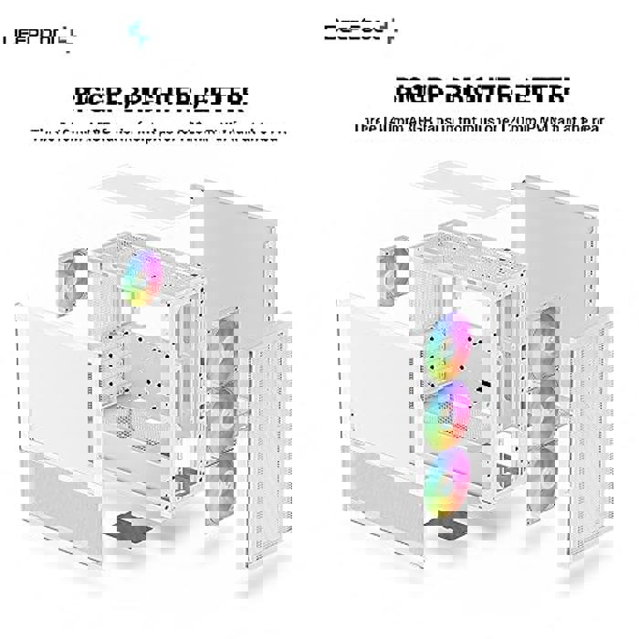 DeepCool CH560 WH vs CH170 DIGITAL WH Case Comparison | Pangoly