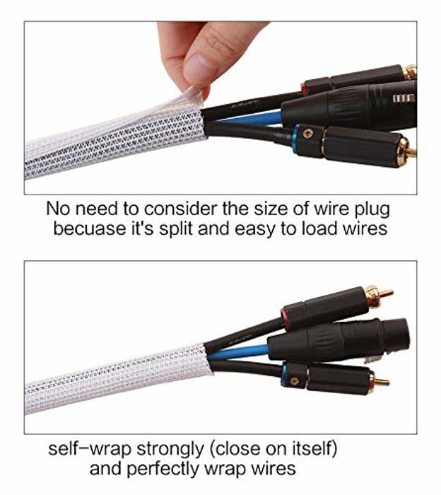 Price history for Alex Tech 10ft - 1/2 inch Cord Protector Wire Loom ...