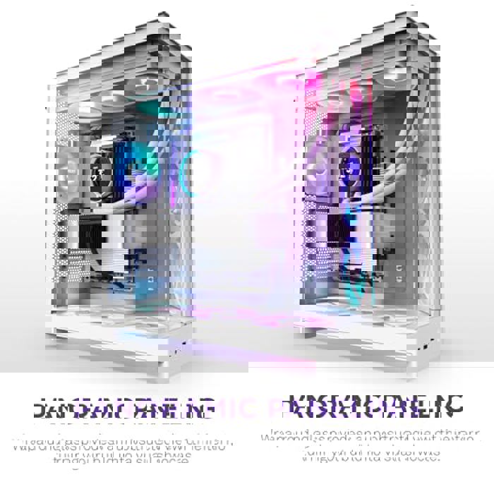 Corsair iCUE 5000X RGB SIGNATURE SERIES Triptych vs NZXT H9 Flow RGB ...