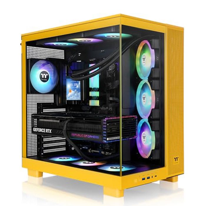 Thermaltake View 380 XL TG ARGB Bumblebee Case - Specs, Compare Prices ...