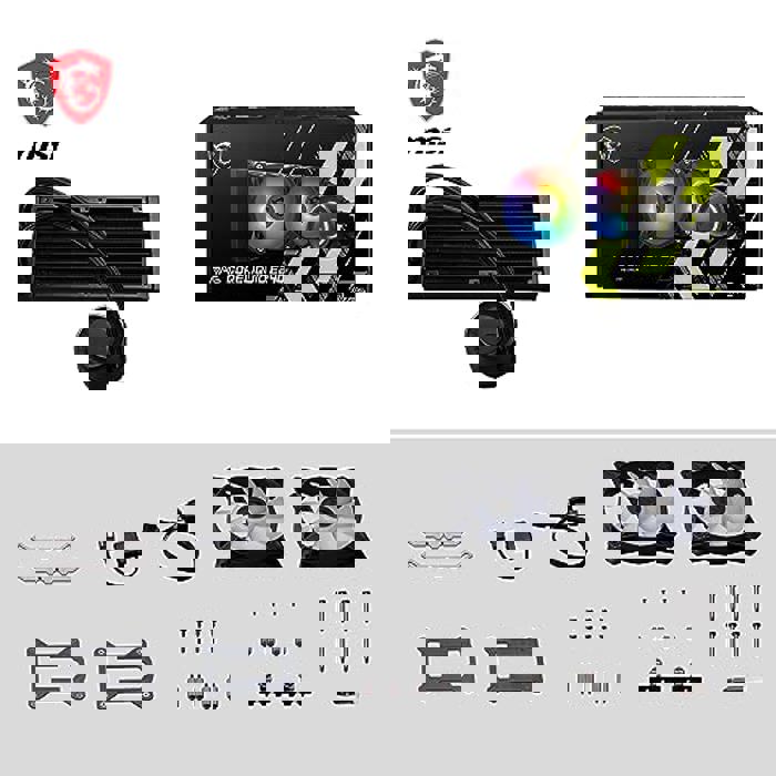 MSI MAG CORELIQUID E240 vs Thermaltake TH420 V2 ARGB Sync White CPU ...