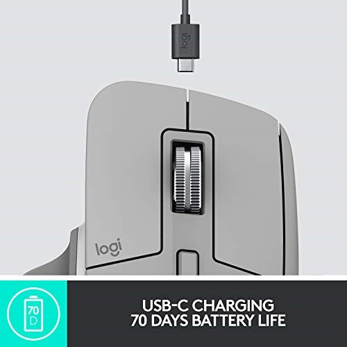 Logitech MX Master 3 Advanced Mid Grey Mouse - Specs, Compare Prices ...