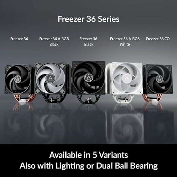 ARCTIC Freezer 36 Black CPU Cooler - Specs, Compare Prices | Pangoly