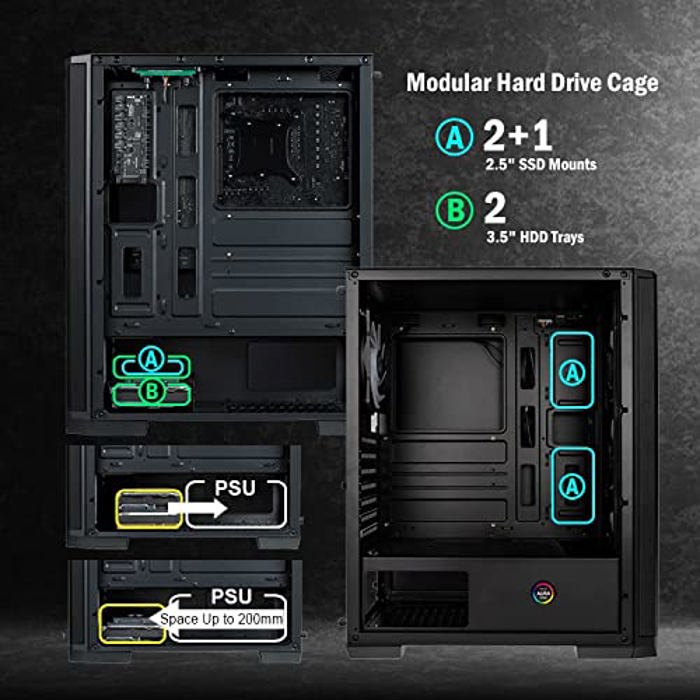 BitFenix Nova Mesh SE TG ARGB Case - Specs, Compare Prices | Pangoly