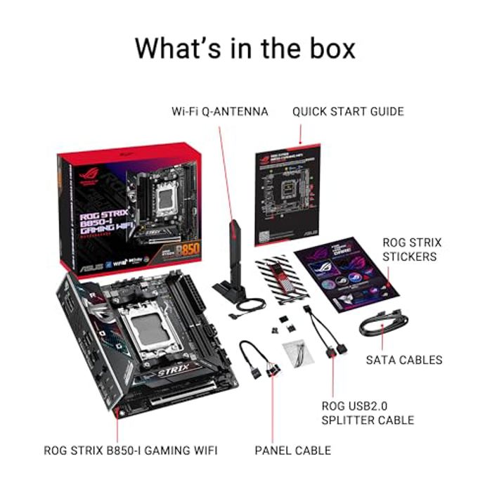 ASUS ROG Strix B850-I Gaming WiFi vs MSI MAG B650 TOMAHAWK WIFI ...