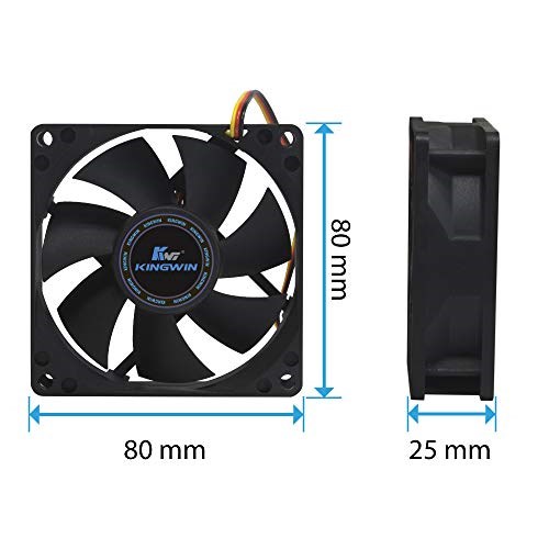 Kingwin CF-08LB 80mm Case Fan - Specs, Compare Prices | Pangoly