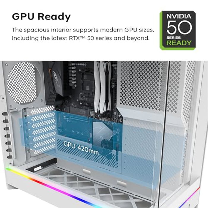 MONTECH HS02 PRO White vs Fractal Design North XL White TG Case ...