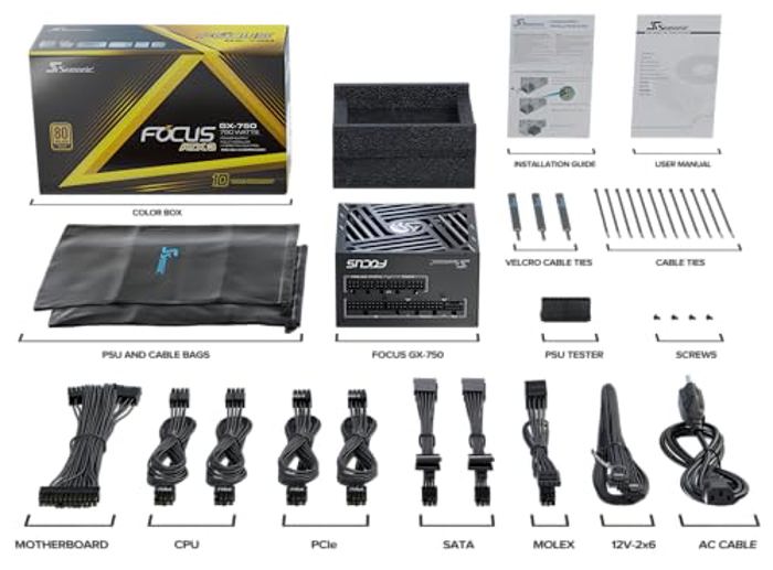 Seasonic Focus GX-750 V4 vs Super Flower LEADEX III GOLD UP 1000W Power ...