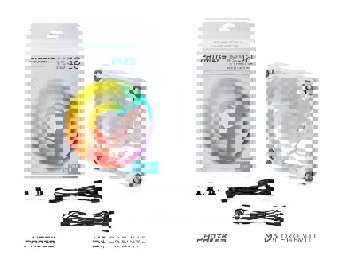 Last completed PC builds with Phanteks M25-120 D-RGB White - Pangoly