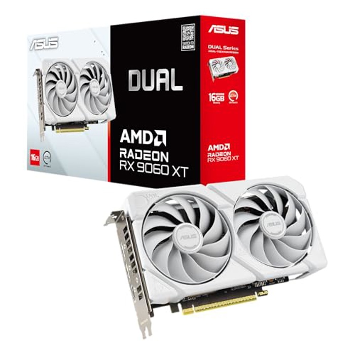 ASUS Dual Radeon RX 9060 XT 8G Graphics Card - Specs, Performance, Compare Prices | Pangoly